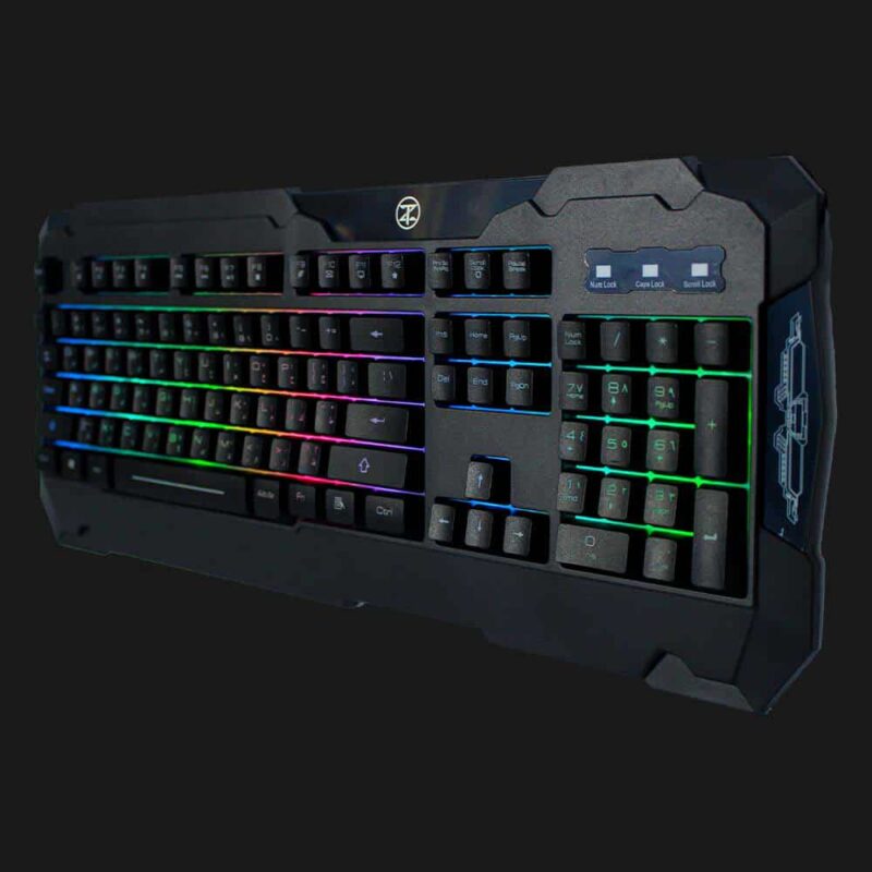 Techno Zone E-9 Gaming RGB Membrane Keyboard – SolidHardware