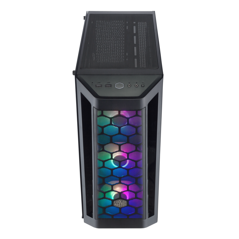Cooler Master MasterBox MB511 Mesh ARGB Gaming Case + Cooler Master ...