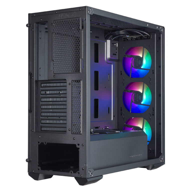 Cooler Master MasterBox MB511 Mesh ARGB Gaming Case + Cooler Master ...