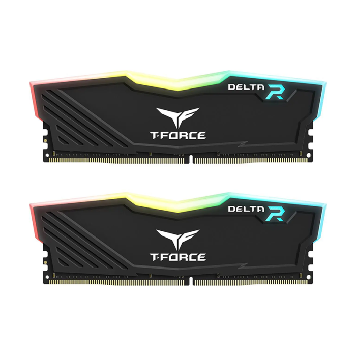 Team T-Force Delta RGB 32GB (2x16GB) 3200MHz DDR4 CL16 Desktop Gaming ...