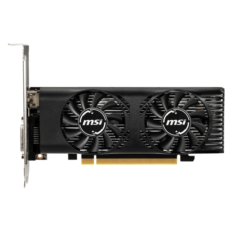 MSI GTX 1650 Low Profile 4GB LP OC GDDR5 NVIDIA Graphics Card ...
