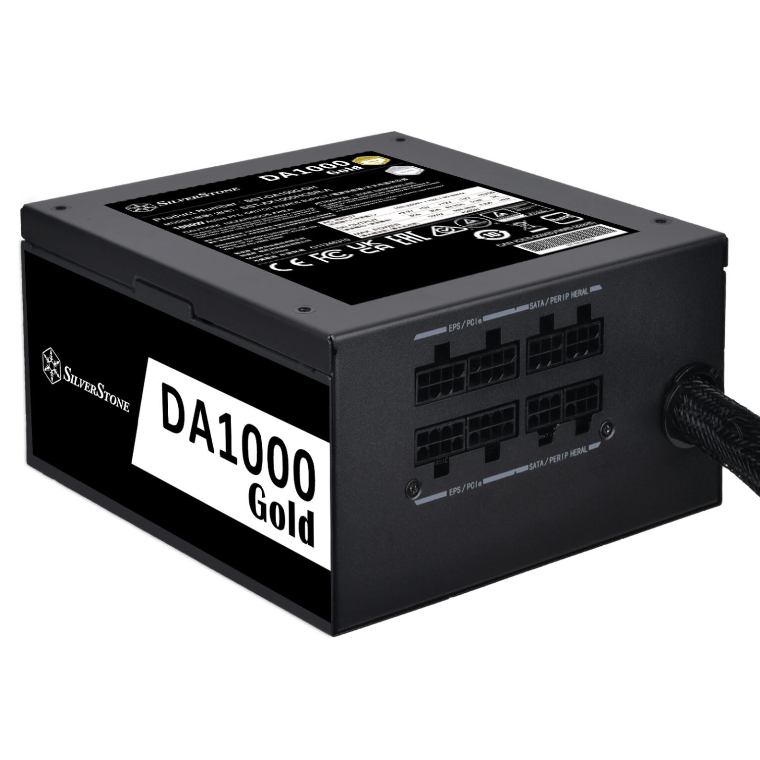 SilverStone DA1000 Gold Cybenetics Gold 1000W Semi-Modular ATX Power Supply – SolidHardware