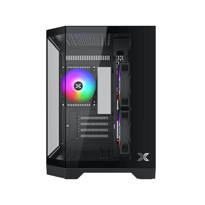 XIGMATEK CUBI M NANO 3XFRGB FAN MICRO-TOWER GAMING CASE – SolidHardware
