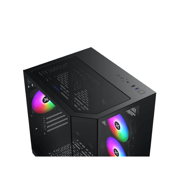 XIGMATEK CUBI M NANO 3XFRGB FAN MICRO-TOWER GAMING CASE – SolidHardware